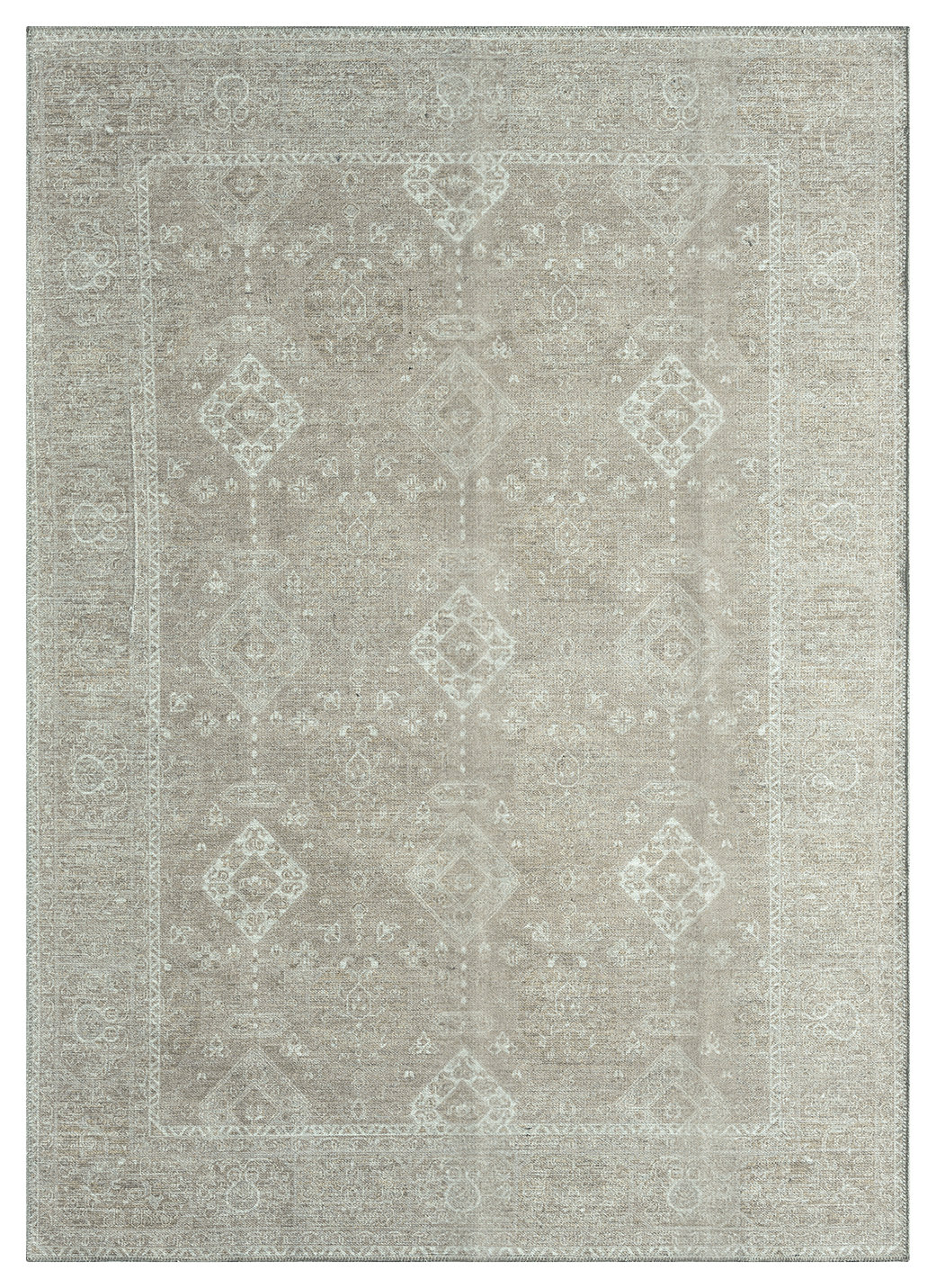 Bungalow Rose Barclay Washable Antique Area Rug | Wayfair