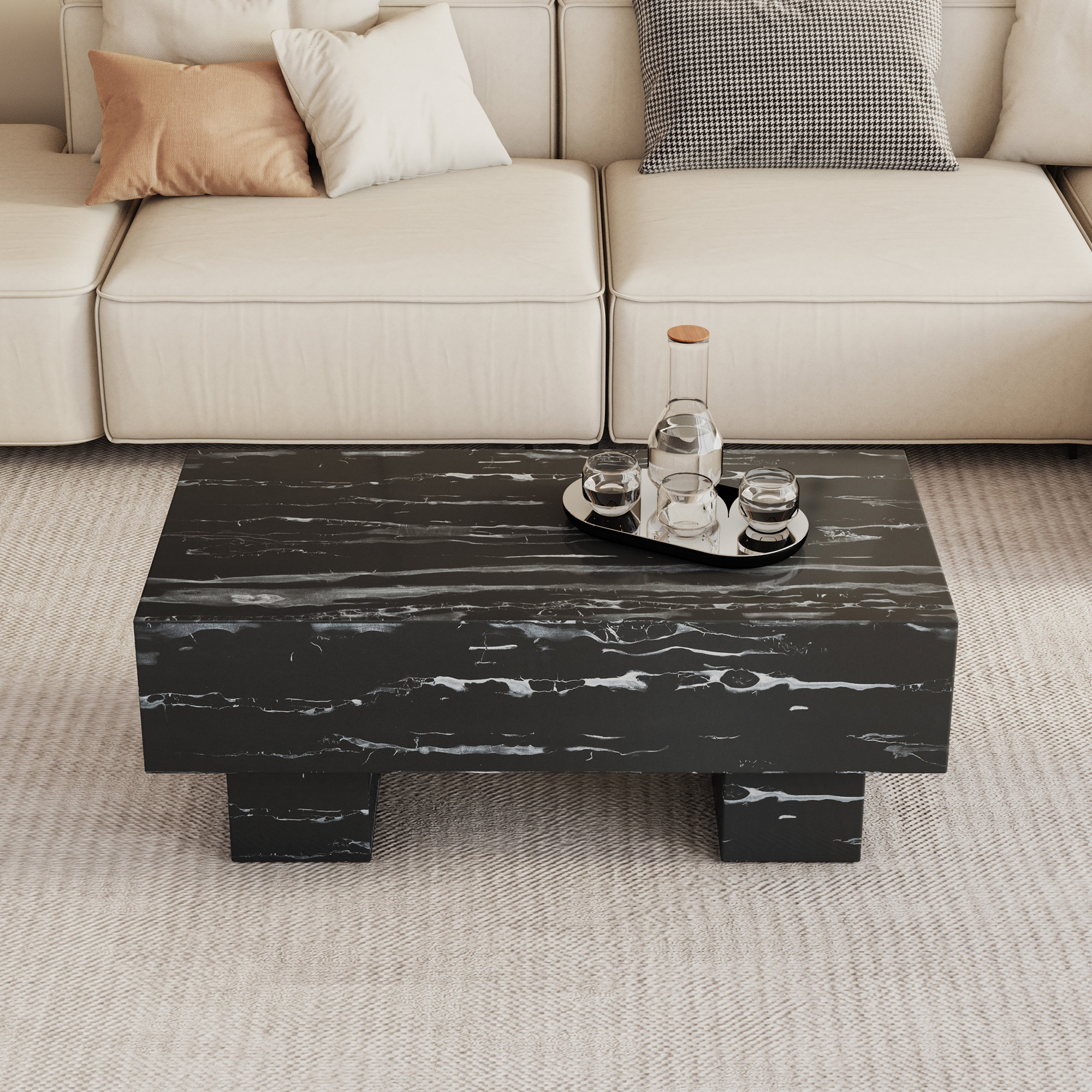 George Oliver Contemporary Minimalist Coffee Table - Wayfair Canada