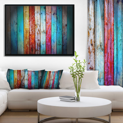 Bless international Vintage Wooden Pattern Painting | Wayfair