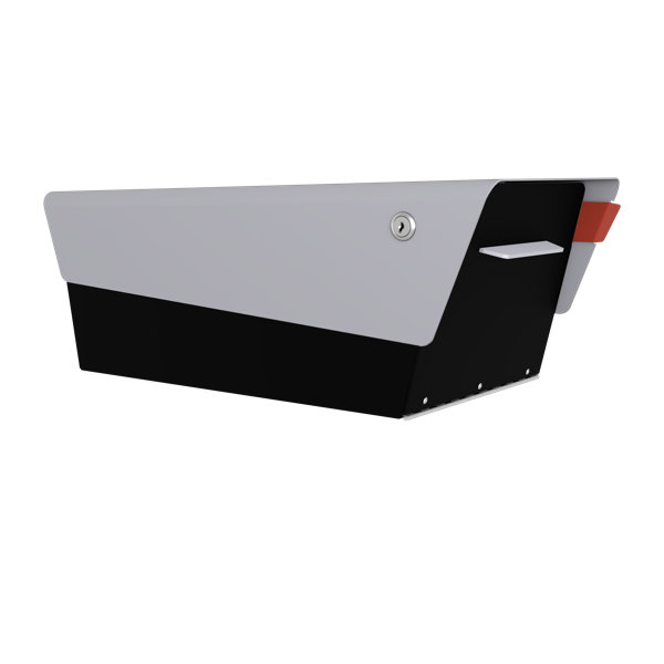 ModboxUSA Modern Post Mounted Mailbox with Lock | Wayfair