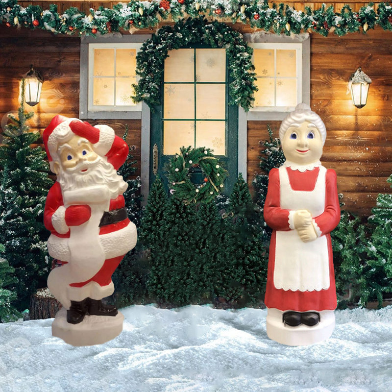 The Holiday Aisle® PMU Christmas Light Up Mrs. Claus 40 Inch Large Blow ...