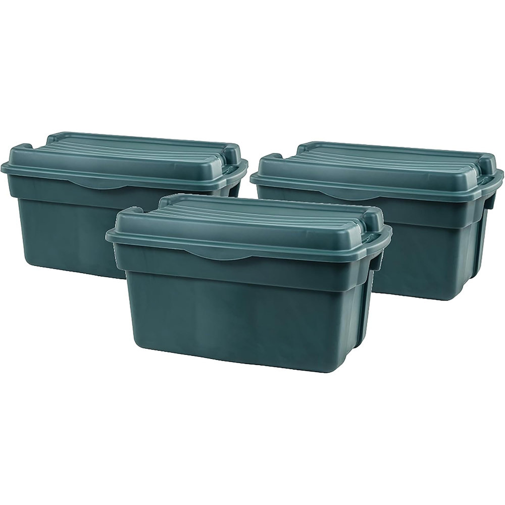Rubbermaid Ecosense High-Top Storage Containers, 37 Gal, 3 Pack ...