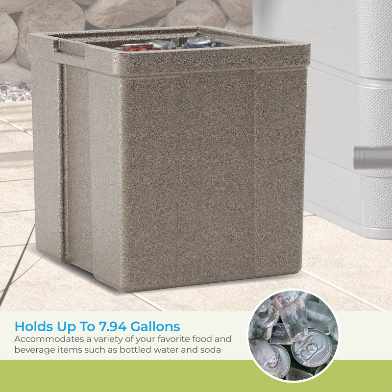 Suncast 7.96 Quarts Handheld Cooler , Dark Gray | Wayfair