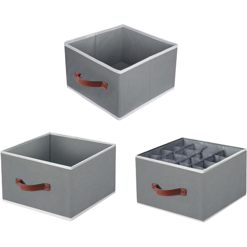 Latitude Run® Fabric Storage Bin Set | Wayfair