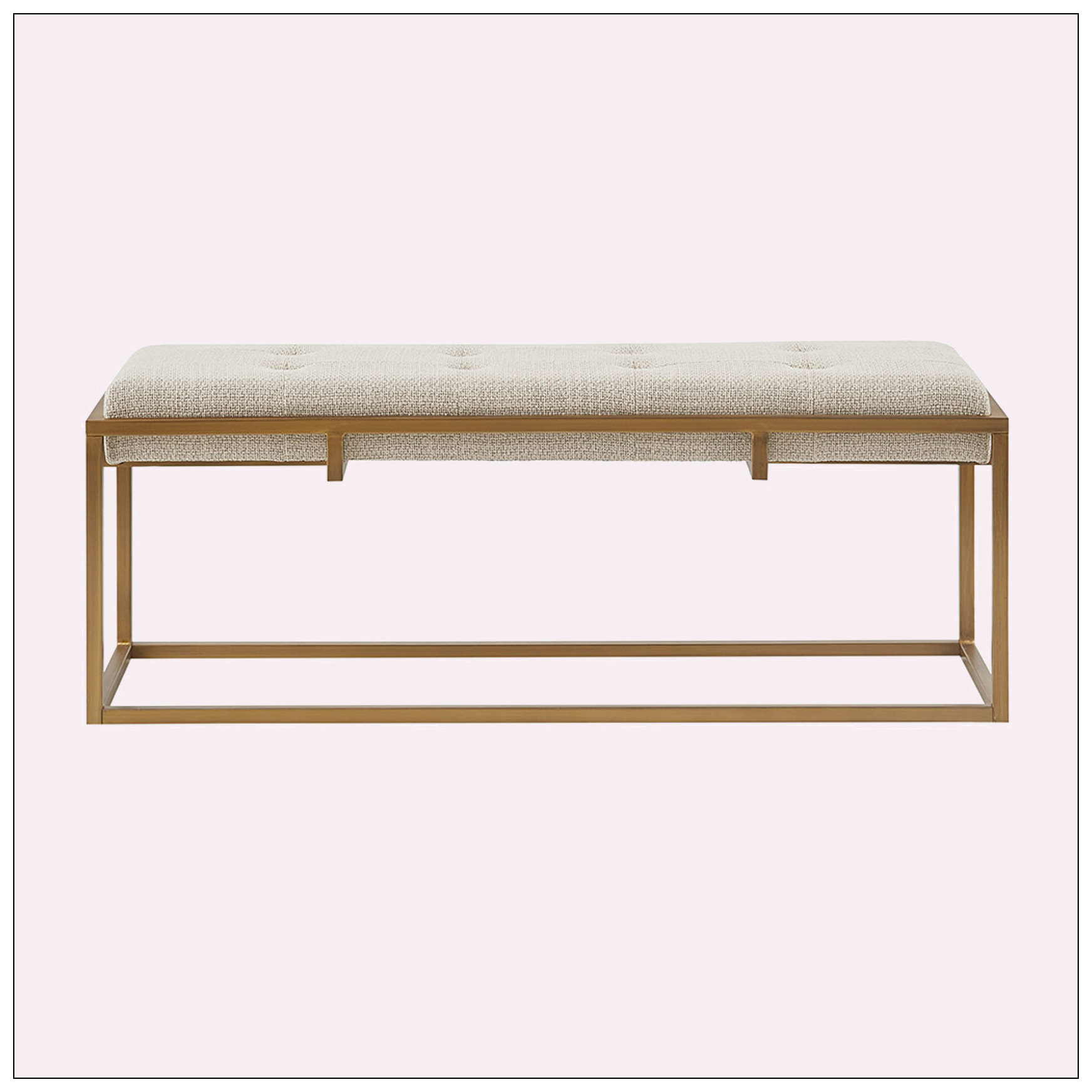 Everly Quinn Kyleigha Polyester Upholstered Bench | Wayfair