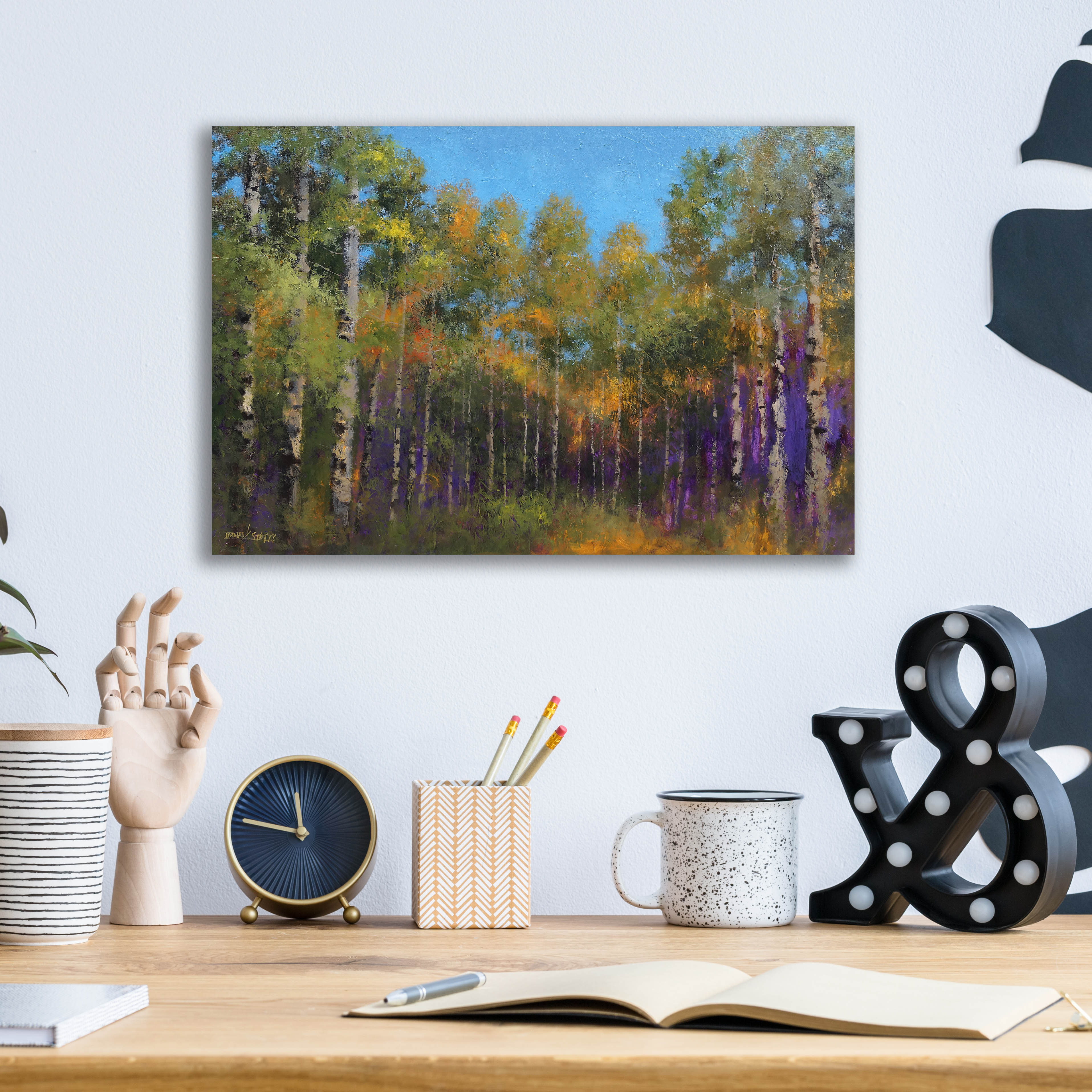 Millwood Pines Aspen Autumn' by Thomas Stotts, Acrylic Glass Wall Art ...