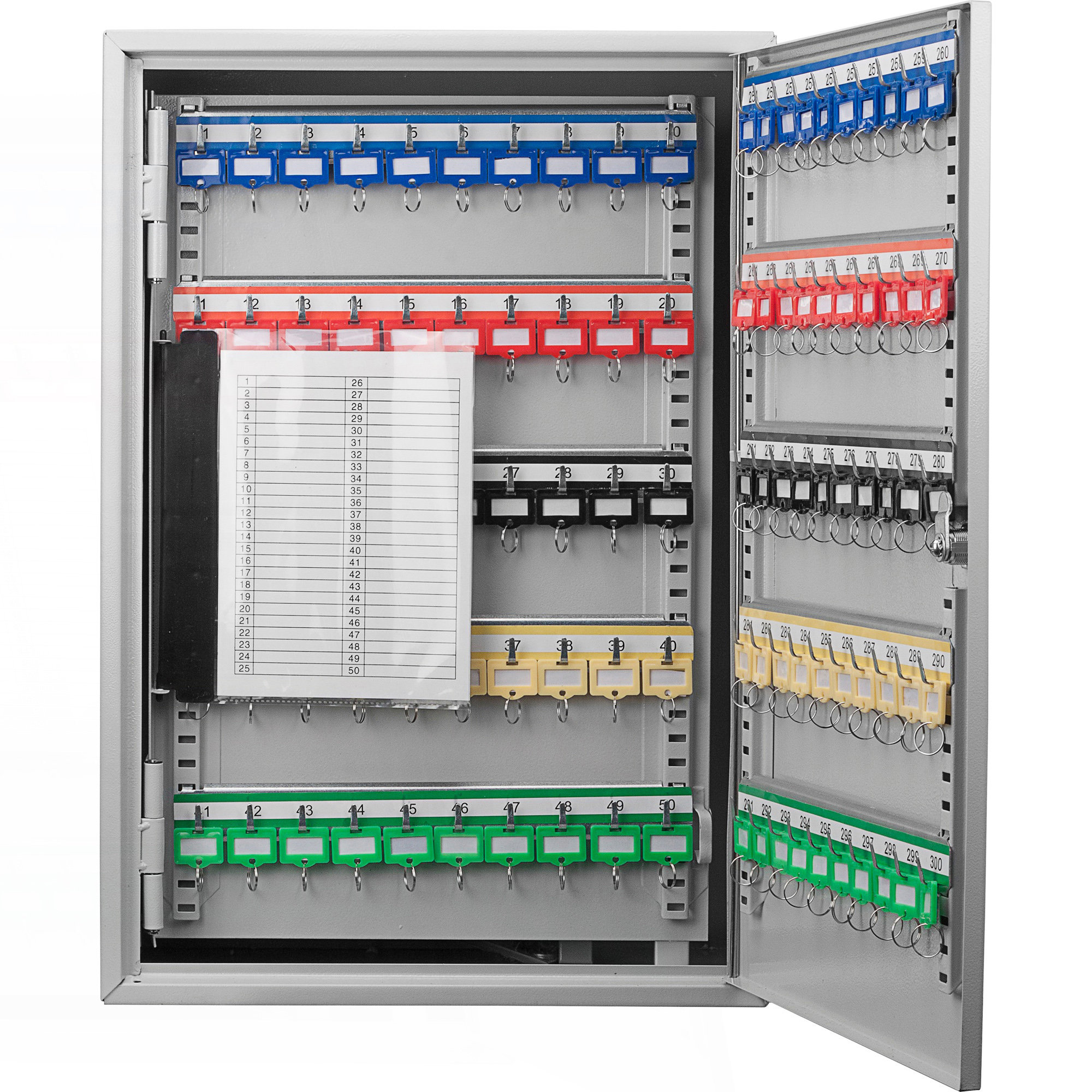 Latitude Run® 300 Key Adjustable Key Cabinet With Key Lock - Wayfair Canada