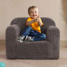 Ebern Designs Kids Snuggly-Soft Sherpa Chair, Cuddly Toddler Foam Chair ...