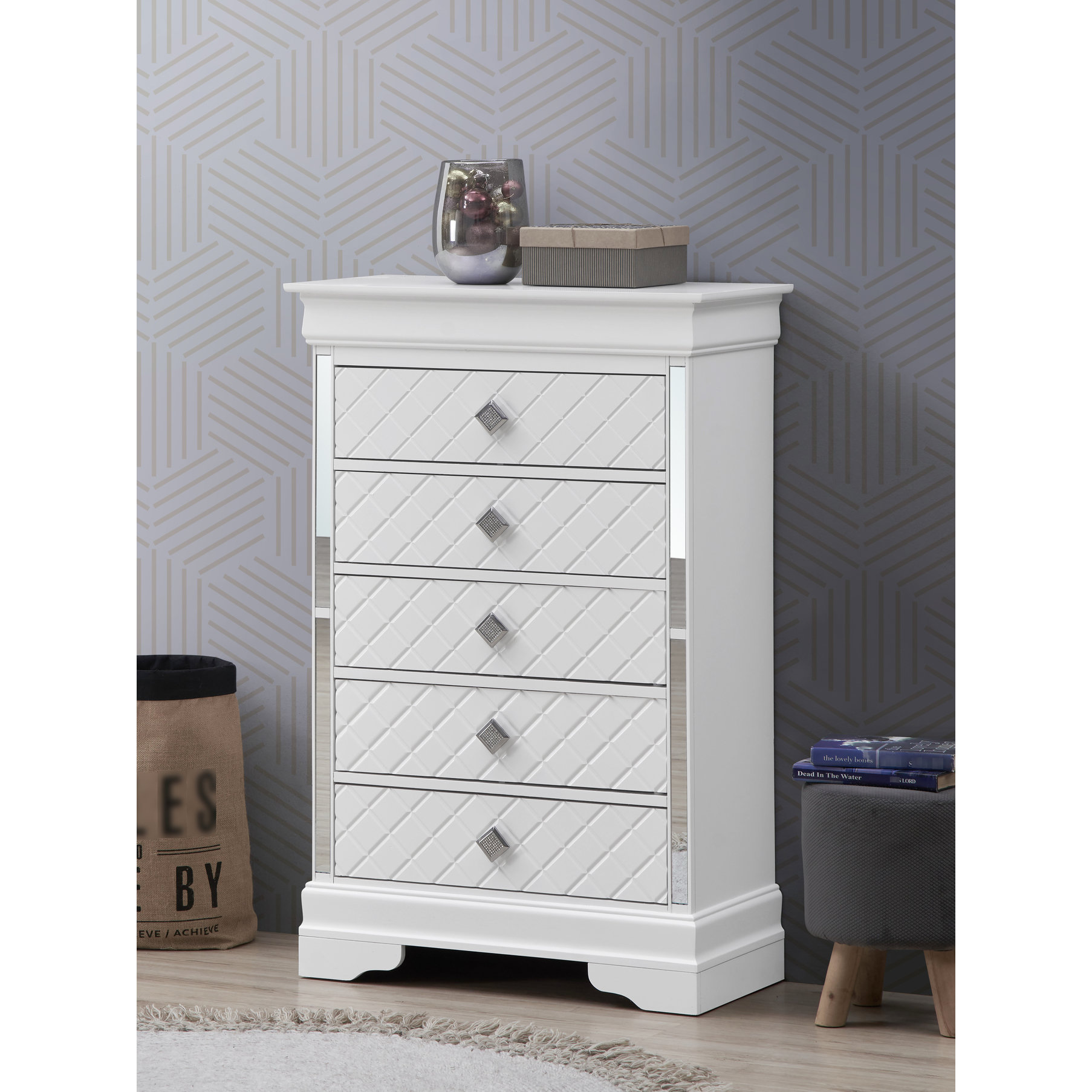 Rosdorf Park Champagne Chest G6790 - Wood Veneer And Hardware ...