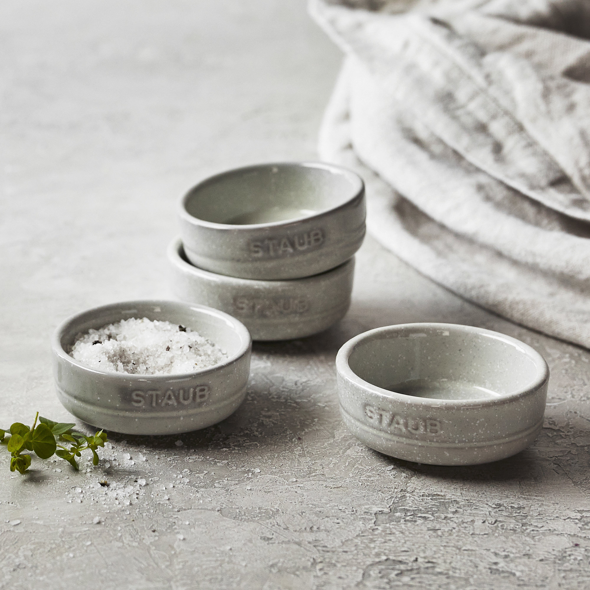 Staub Ceramic Dinnerware Condiment Dish - White Truffle & Reviews ...