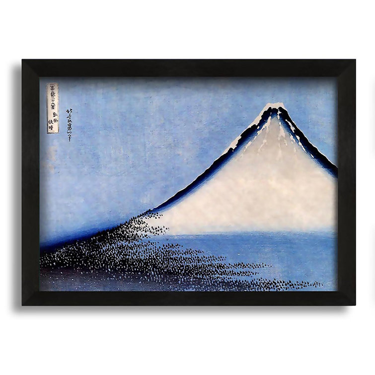 Union Rustic Hokusai Mount Fuji 2 - Single Picture Frame Painting on ...