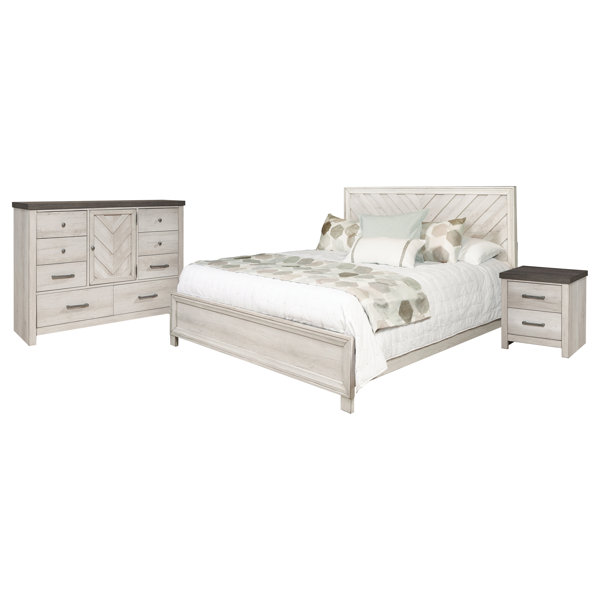 Gracie Oaks 3 Piece Bedroom Set & Reviews | Wayfair