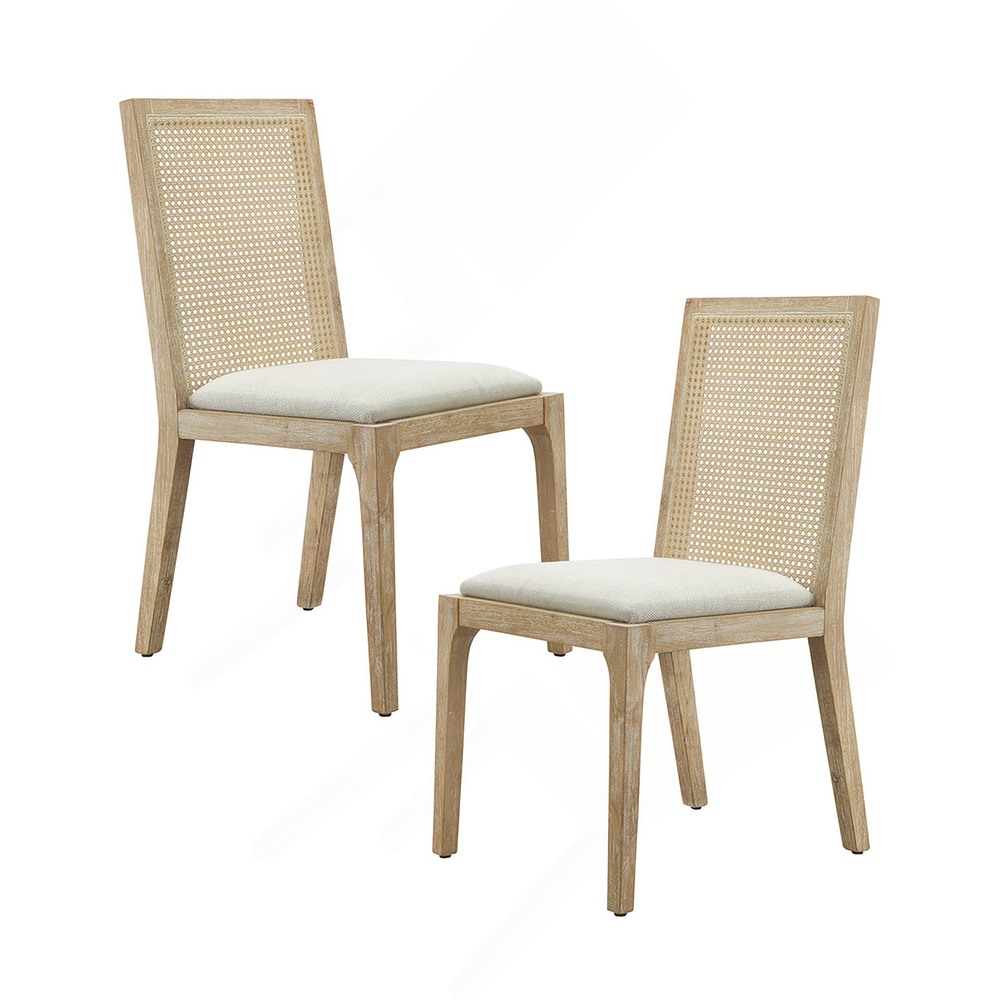 Bay Isle Home™ Channel Tufting Dining Chairs, Set of 2 | Wayfair