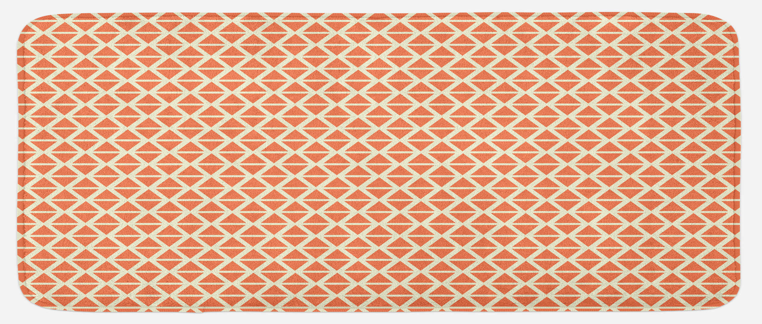 East Urban Home Groovy Soft Toned Vintage Geometric Triangles Skewed ...