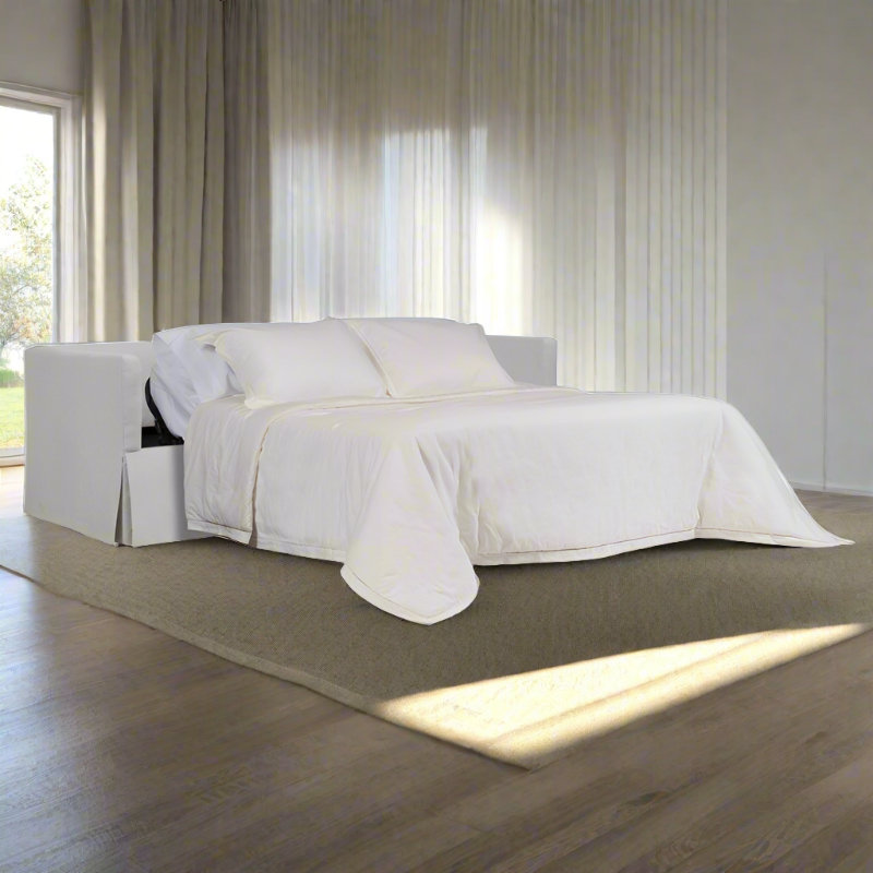 Duralee Whistler 75" Slipcovered Sleeper Sofa | Wayfair