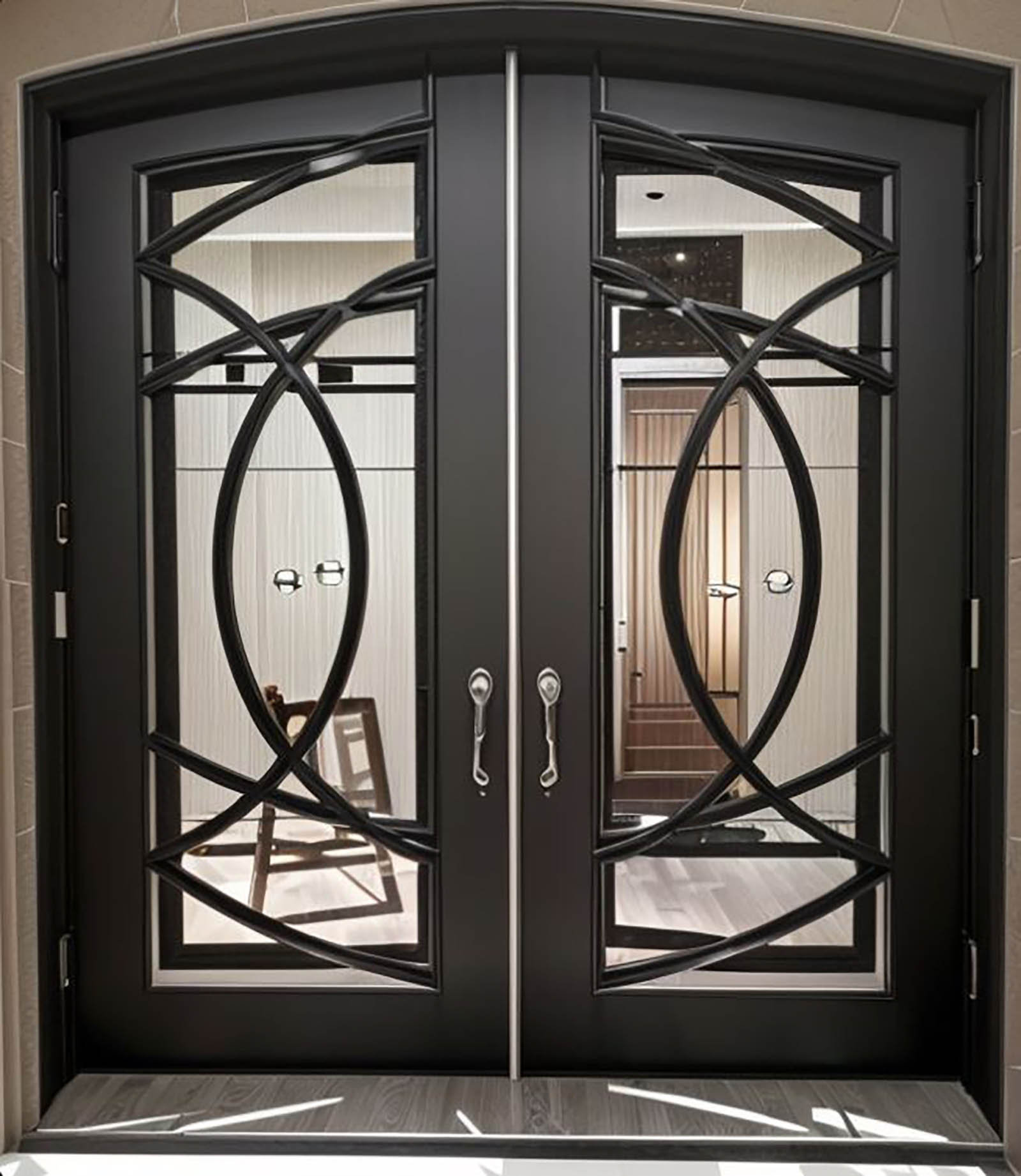 Custom Iron Door Pros Zeus Double Doors | Wayfair