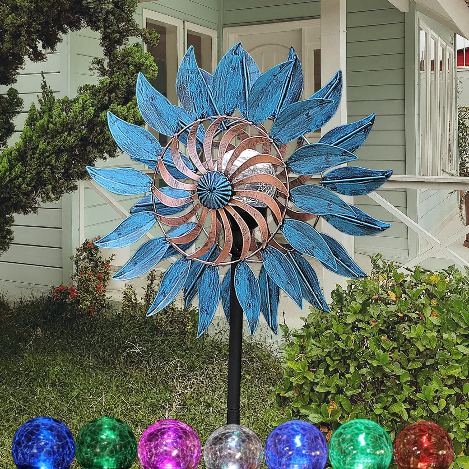 Arlmont & Co. Wind Spinners For Yard And Garden-Wind Sculptures ...