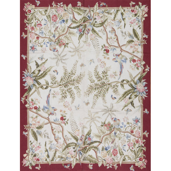 Samad Rugs Gros Point Needlepoint One-of-a-Kind 8.0 X 10.0 Area Rug ...