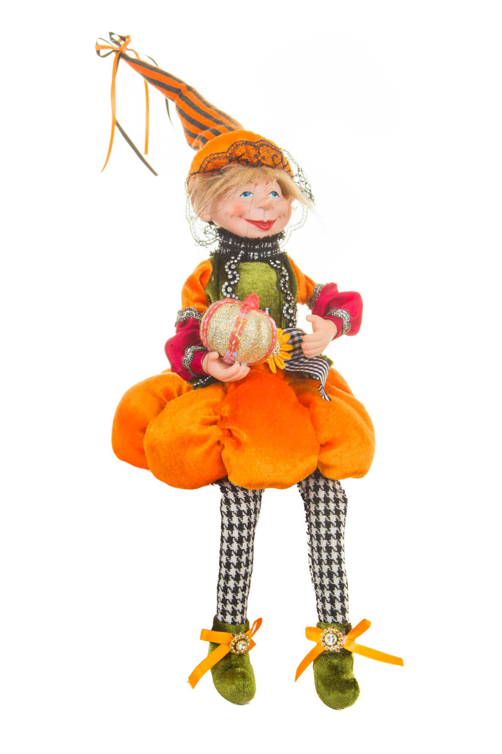 The Holiday Aisle® Animated Orange Girl Elf | Wayfair