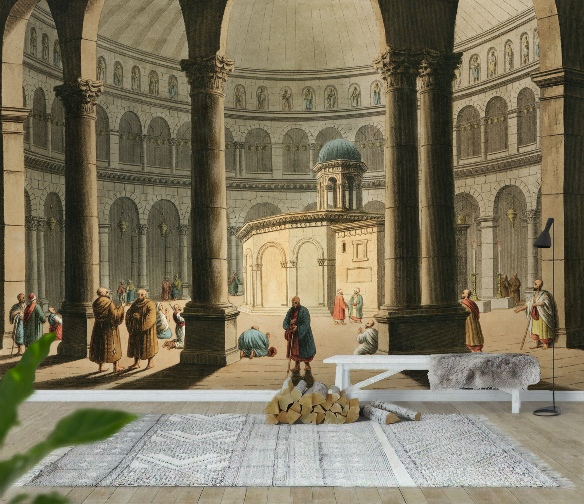 Alcott Hill Art Columns And Arches View Archway Removable Wallpaper ...