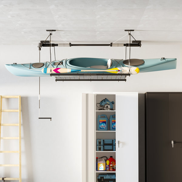 Rebrilliant Monieke 4x4 Ft Ceiling Garage Storage Rack with Height ...