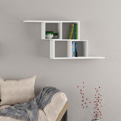 Latitude Run® Murakami 6 Piece Square Cube Shelf with Adjustable ...