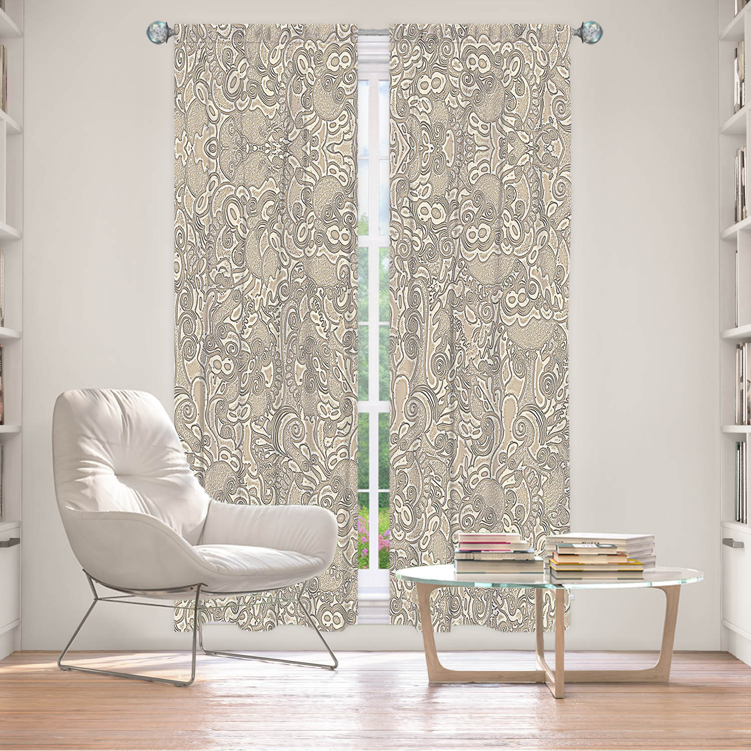 East Urban Home Vilate Polyester Room Darkening Filters Out Most Light ...