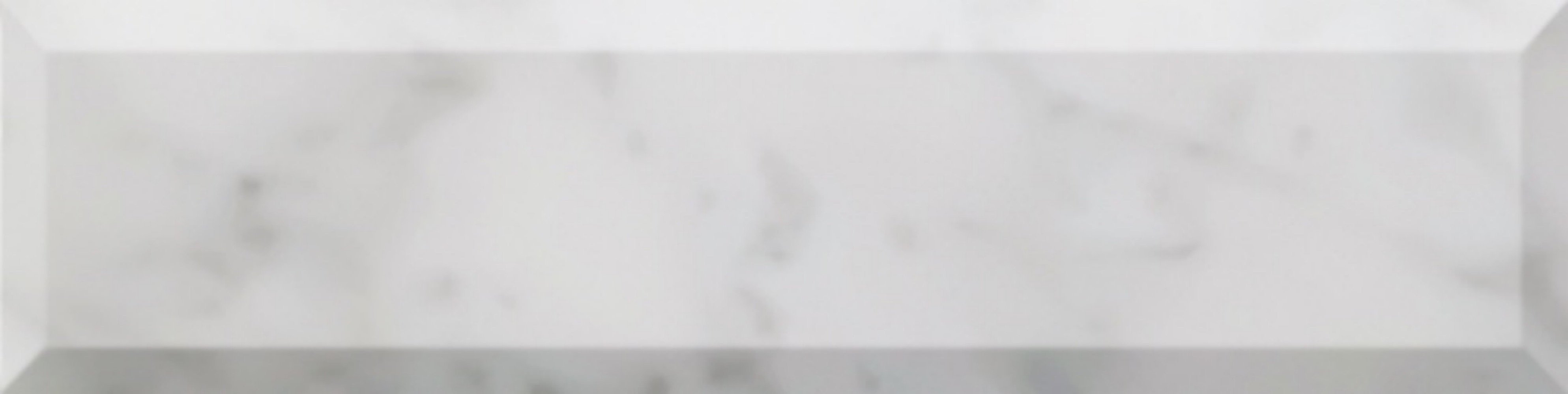 Belluno Designs Bianco Carrara 3" x 12" Beveled Marble Subway Wall Tile ...