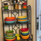 Lark Manor Anzum 26'' Iron Standard Baker's Rack & Reviews | Wayfair