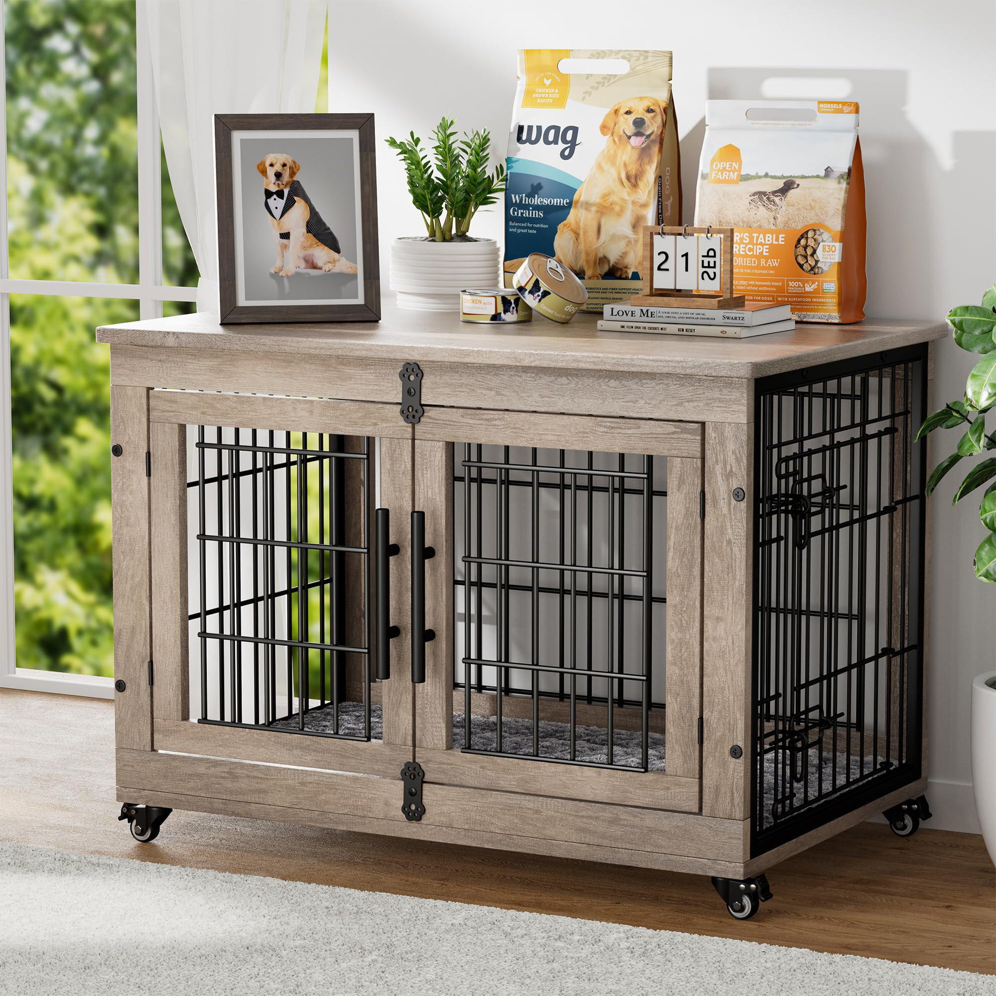Tucker Murphy Pet™ Dog Crate Furniture with Cushion - Wayfair Canada