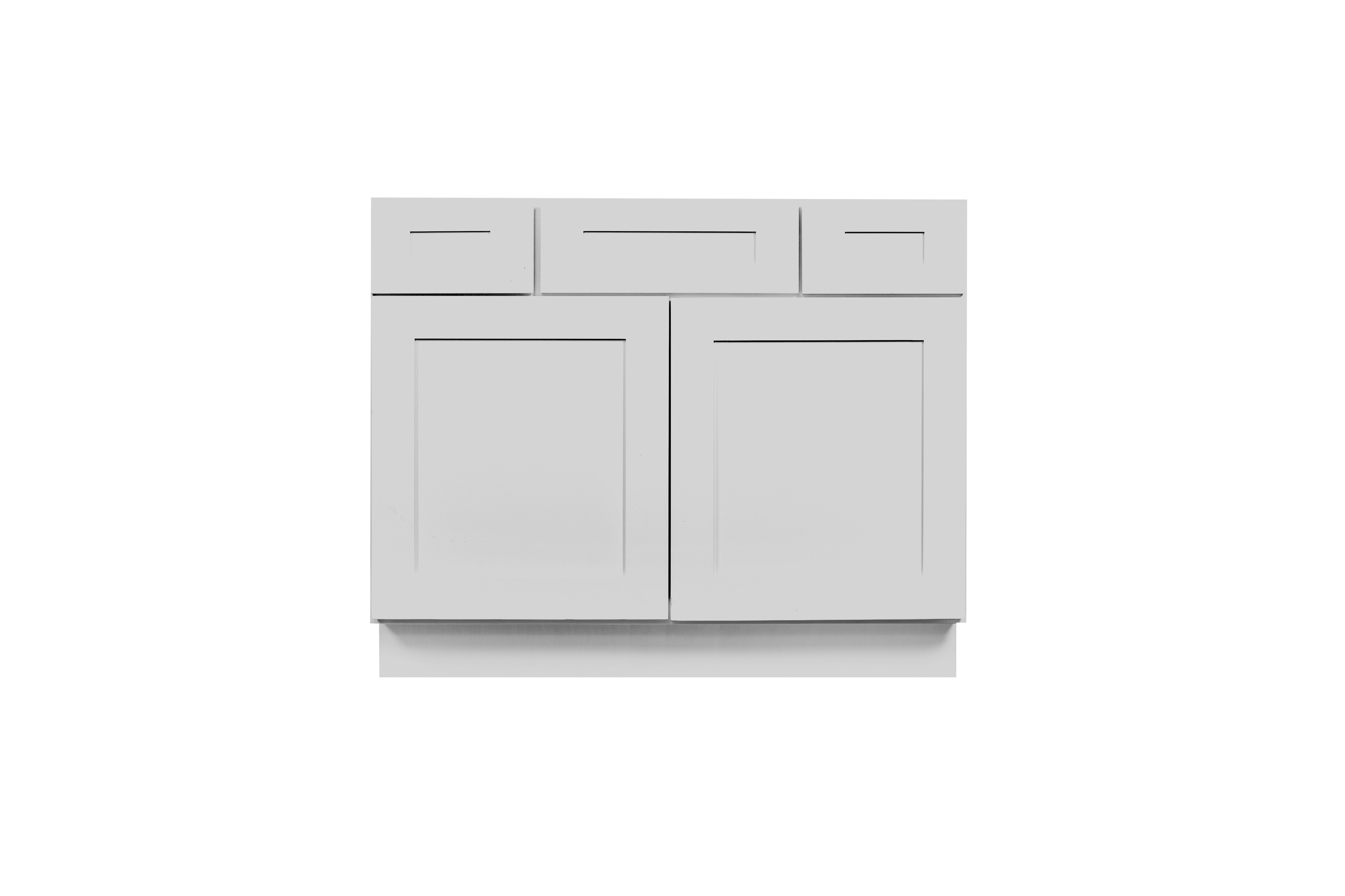 NelsonCabinetry 48'' Single Bathroom Vanity Base Only in Gray | Wayfair