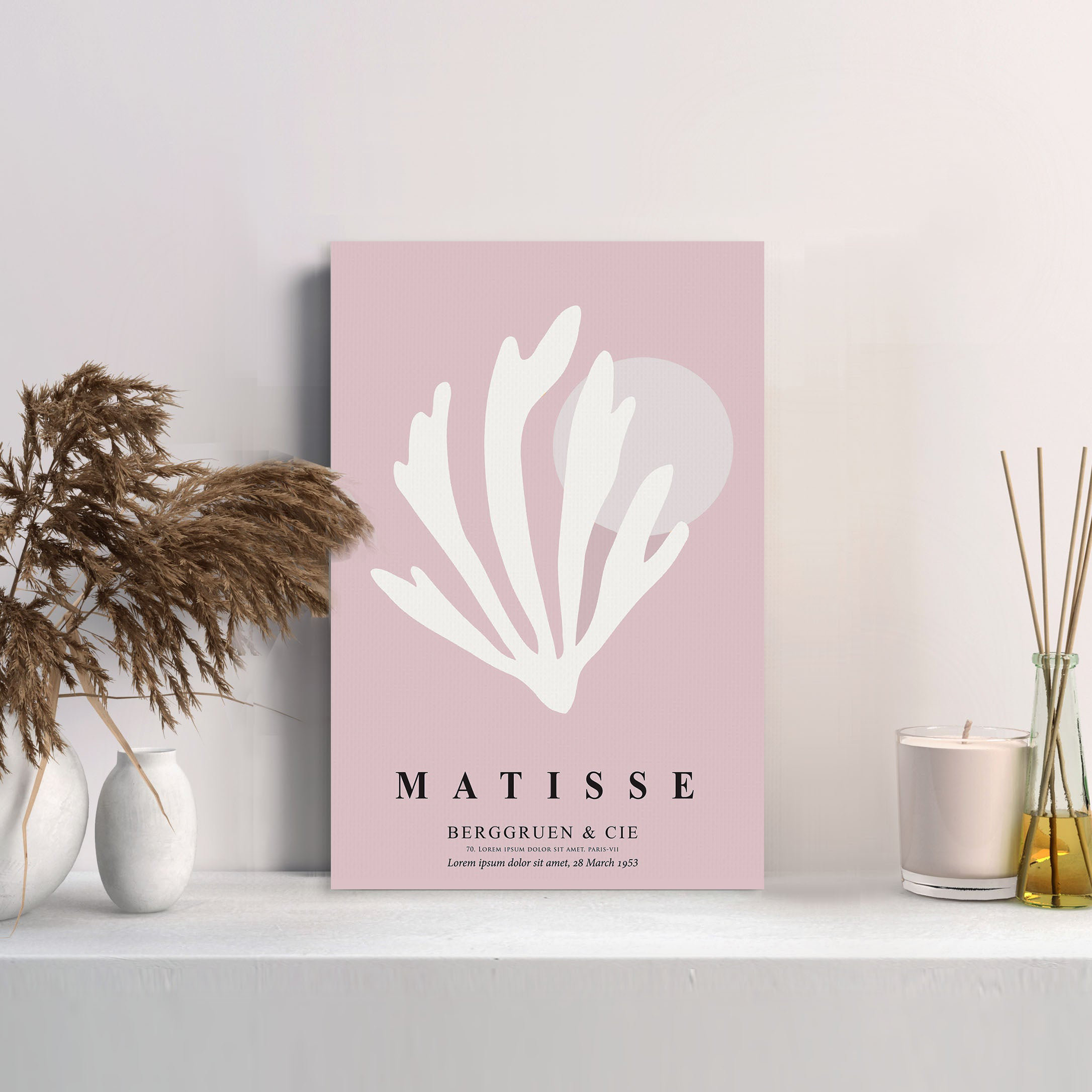 Trinx Abstract Henri Matisse Shape Blush Shapes On Canvas by Henri ...