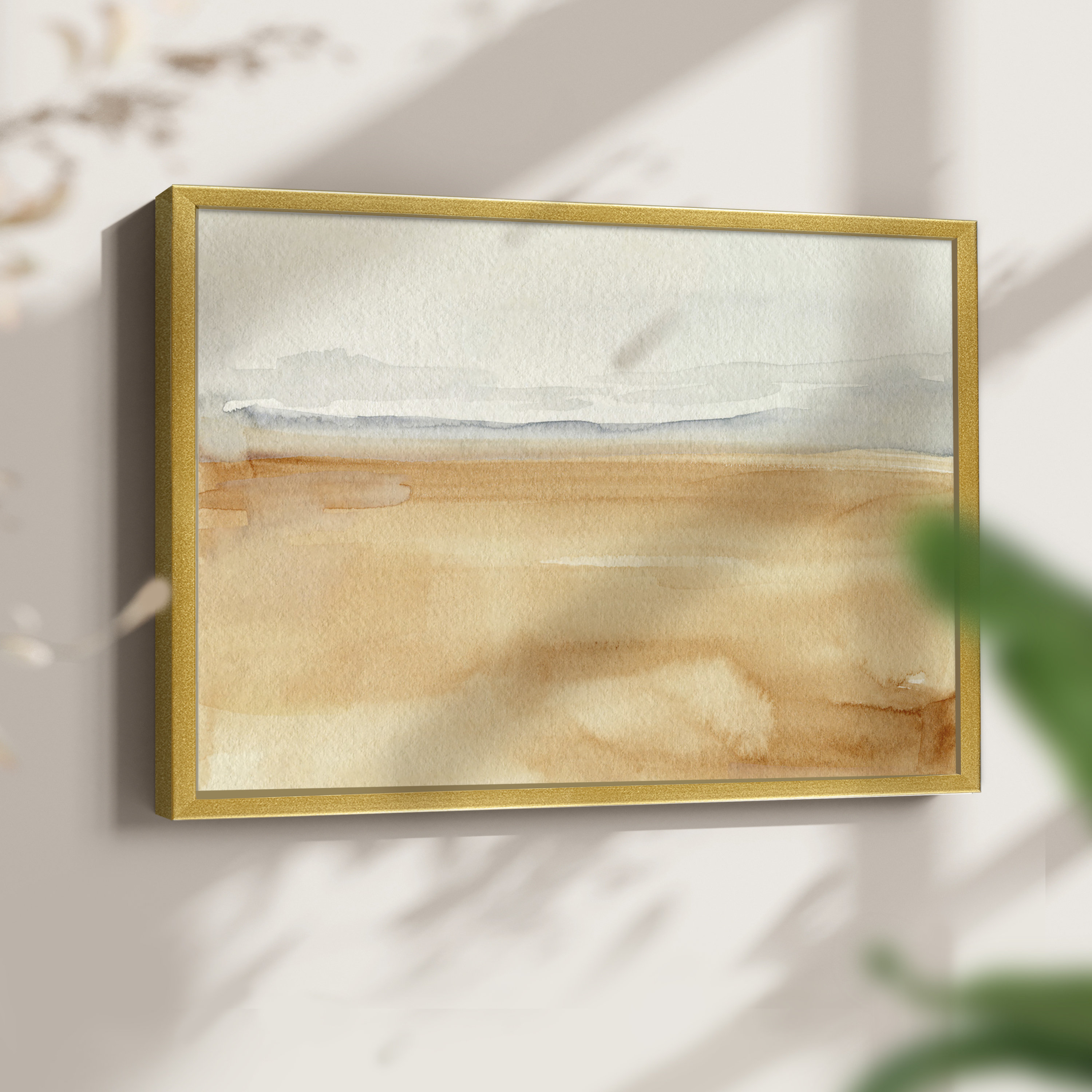 Ebern Designs Ash Blue Horizon I -Framed Print - Restickable | Wayfair