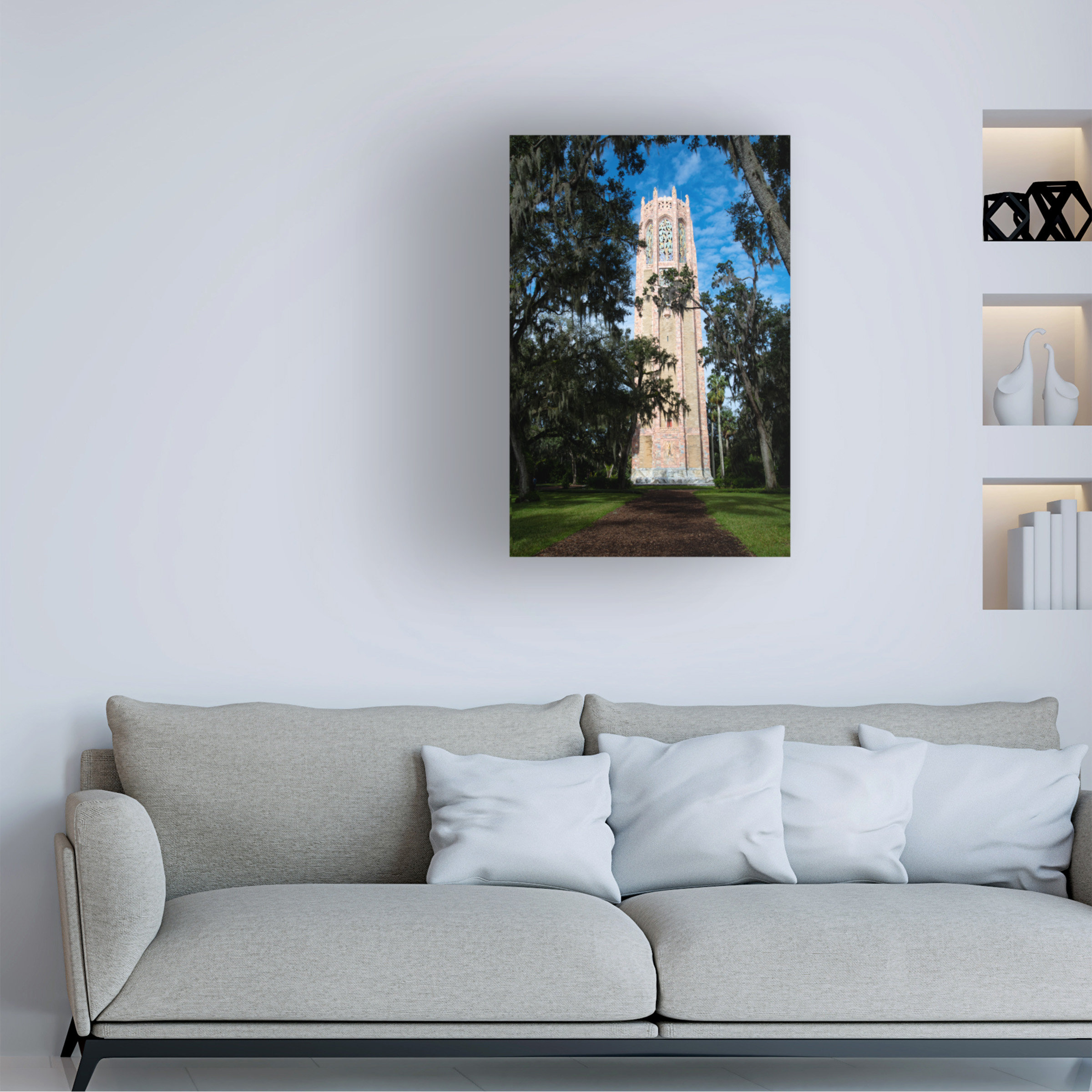 Latitude Run® Robert Michaud ''Bok Tower Gardens Carillon'' Canvas Art ...