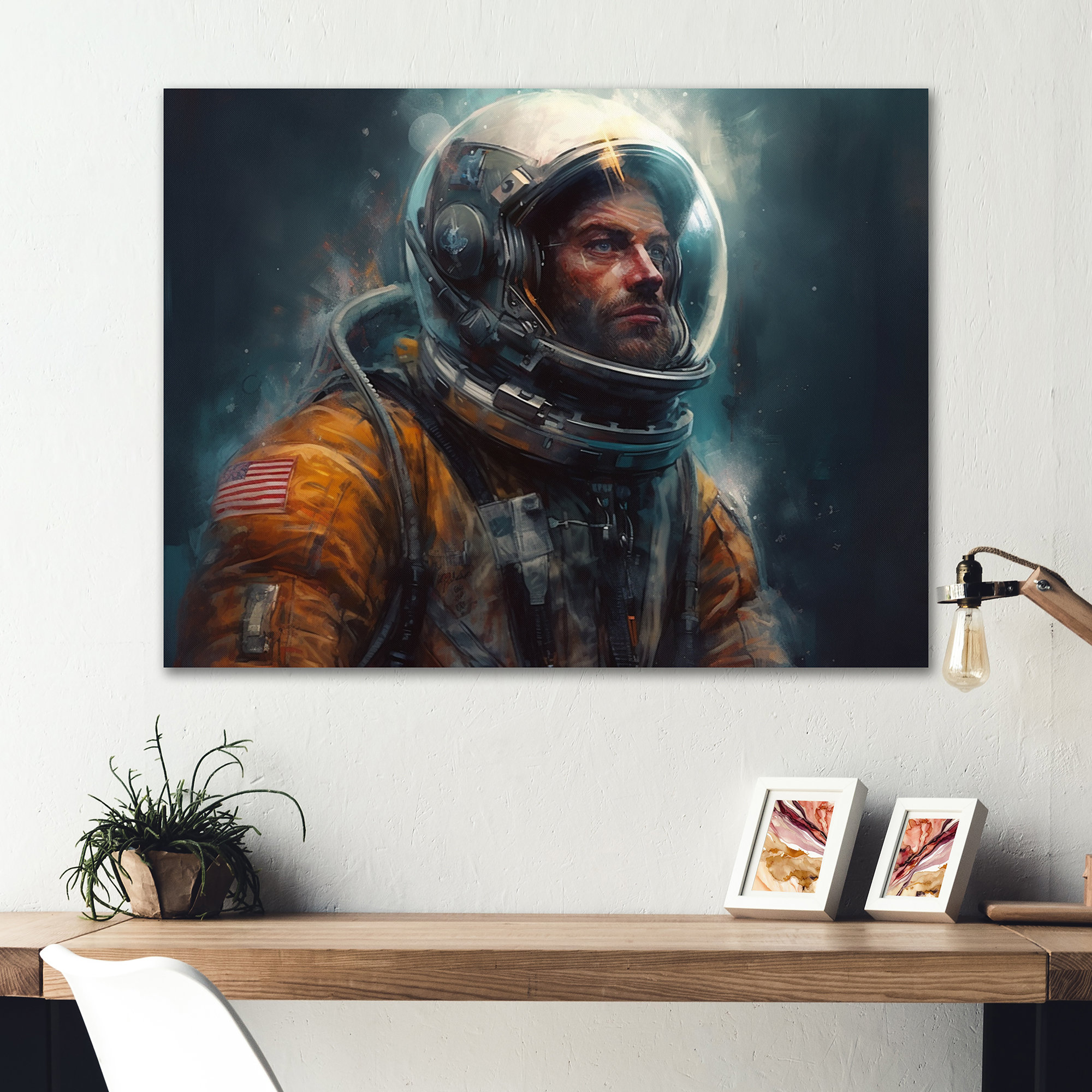 Red Barrel Studio® Fellow Astronauts II - Space Metal Wall Decor | Wayfair