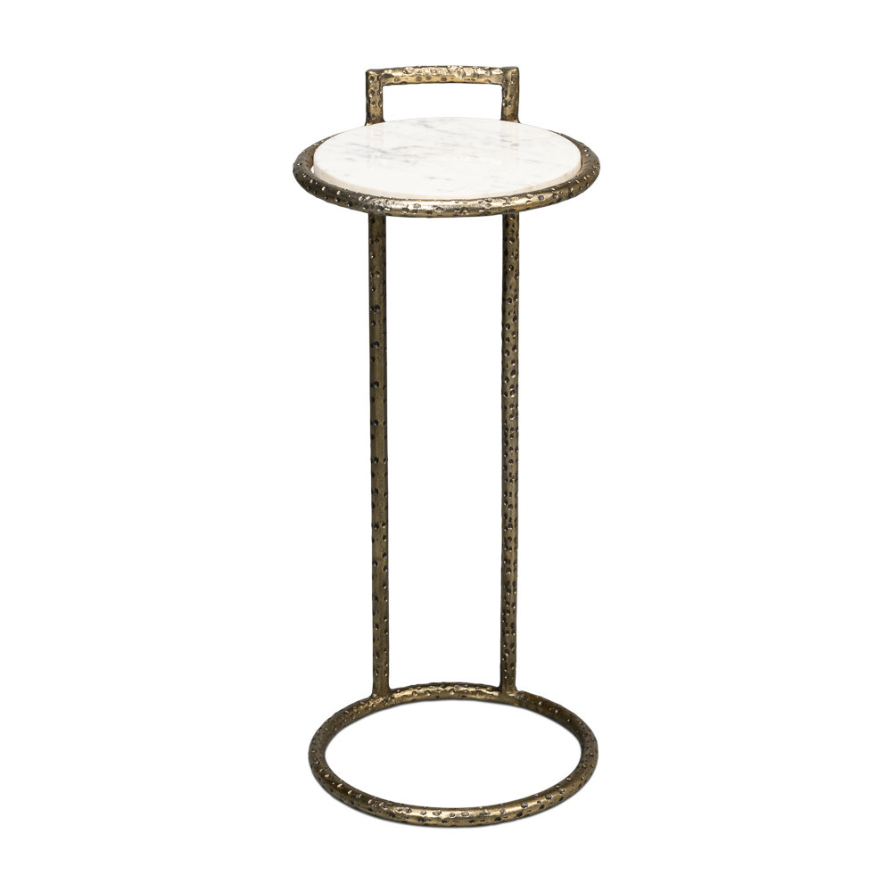 Sarreid Ltd Gibson Genuine Marble C Table End Table | Wayfair