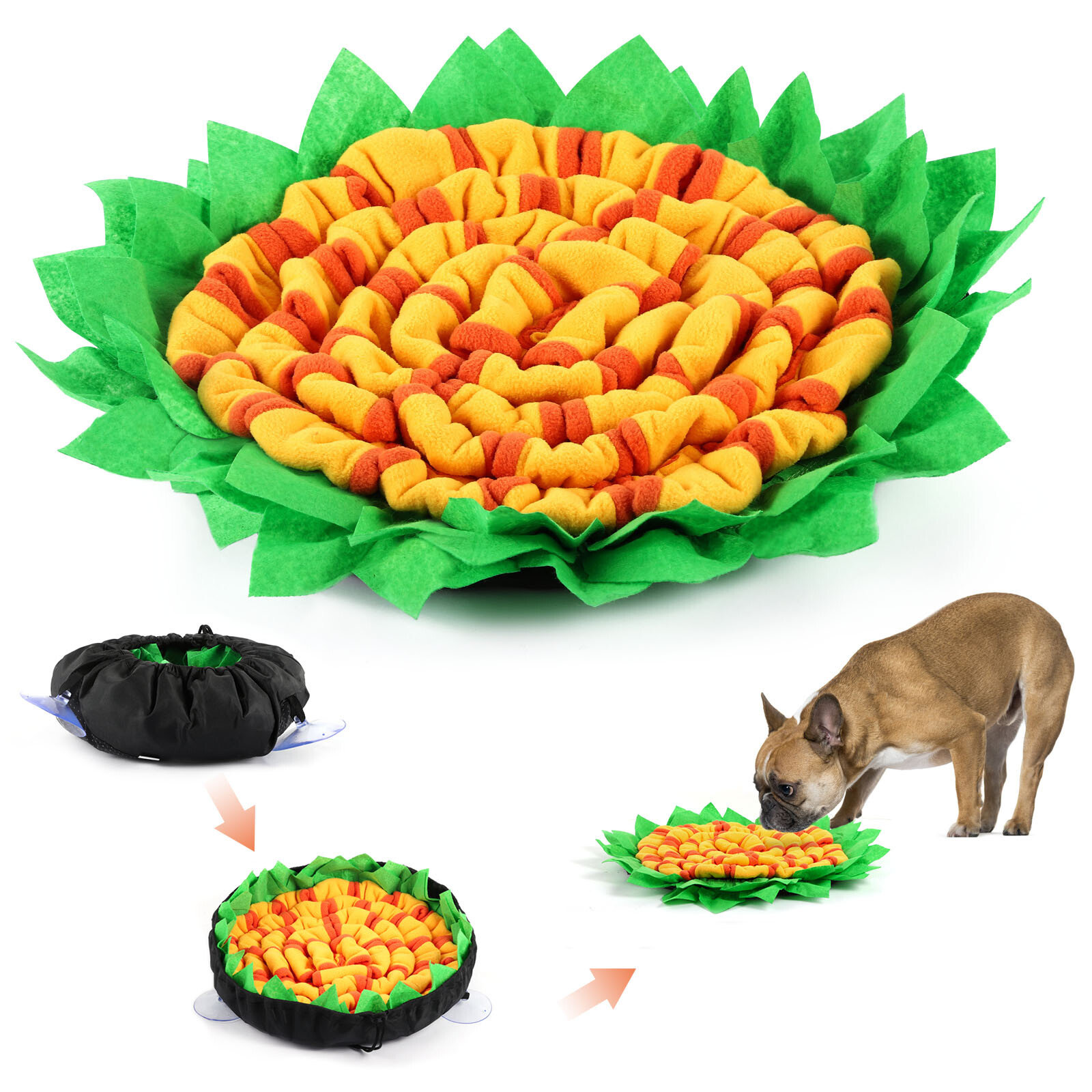 Tucker Murphy Pet™ Interactive Snuffle Mat for Dogs & Cats – Adjustable ...