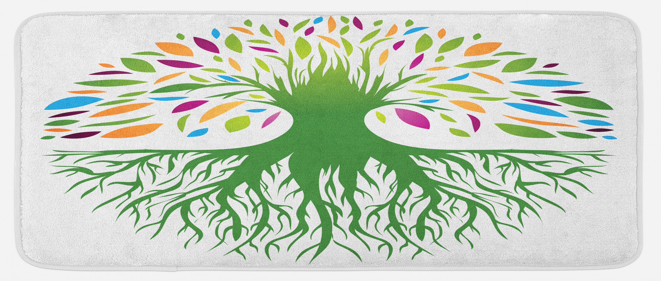 East Urban Home Tree of Life Kitchen Mat | Wayfair