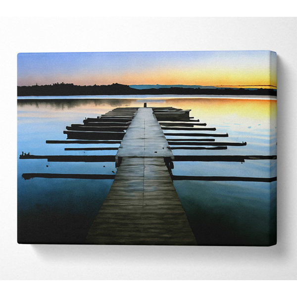 17 Stories Boat Dock - Wrapped Canvas Art Prints | Wayfair.co.uk