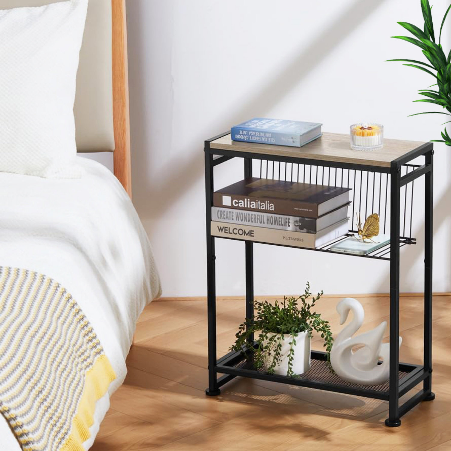 Ameriwood Slim End Table with Magazine Holder - Wayfair Canada
