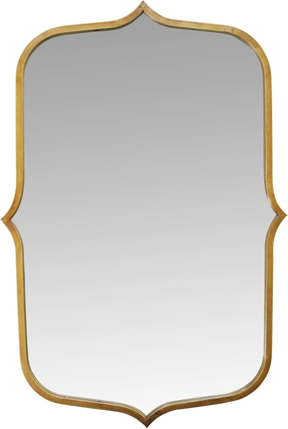House of Hampton® Hillary Gold Metal Mirror | Wayfair