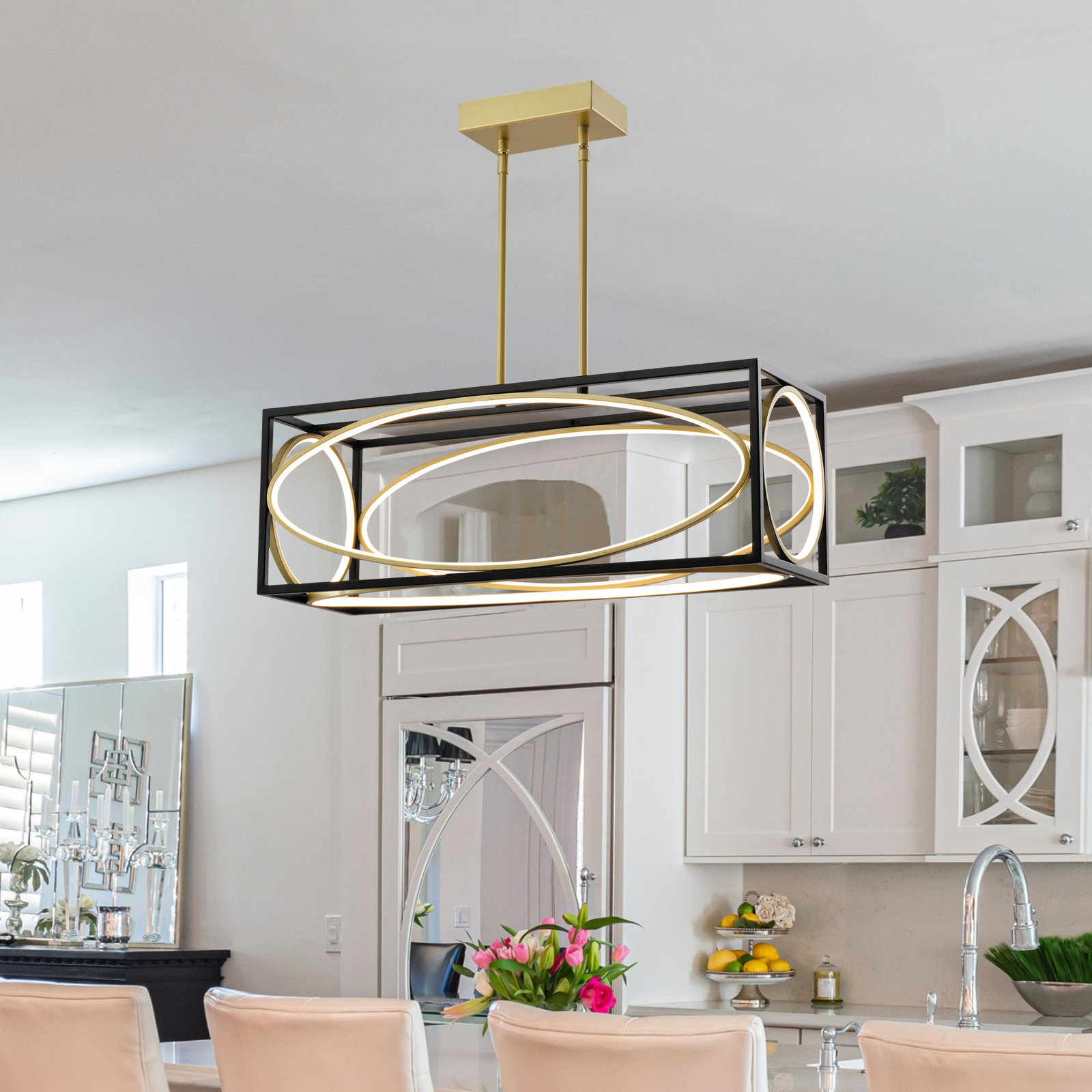 Willa Arlo™ Interiors Richas 5 - Light Kitchen Island Square ...