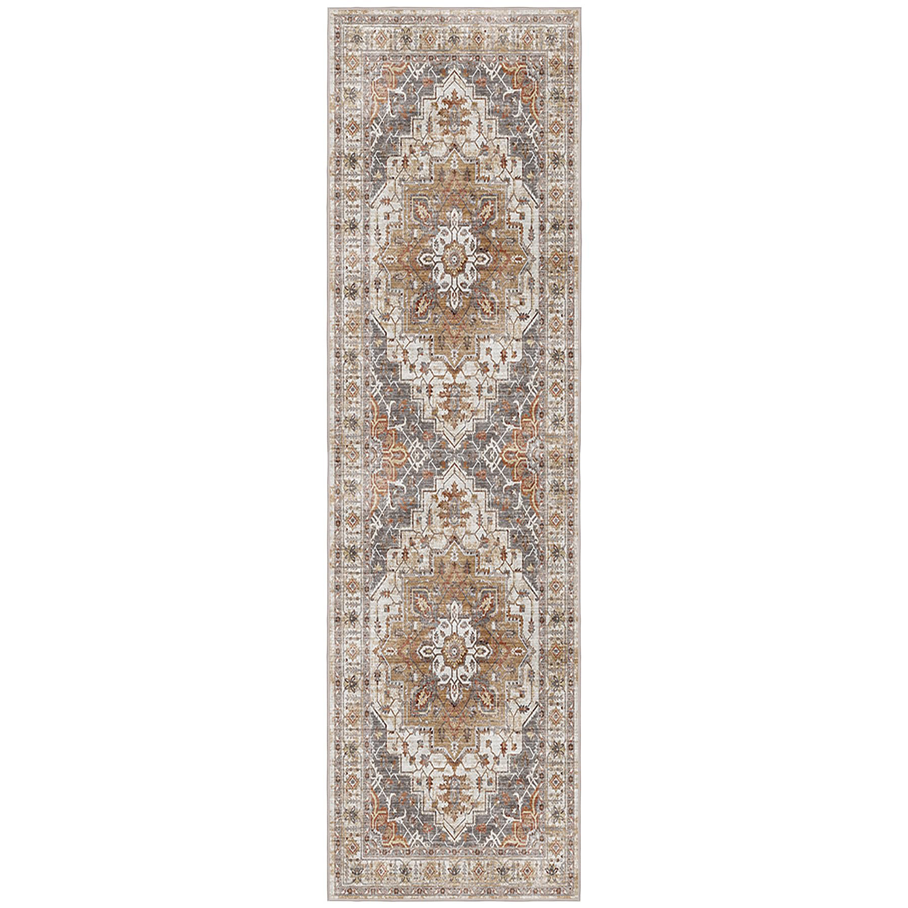 Bungalow Rose 2x6 Non Slip Vintage Kitchen Runner Rug Ultra-Thin | Wayfair