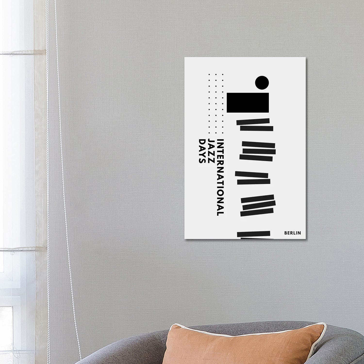 17 Stories Jazzy Days Berlin II by Kubistika - Wrapped Canvas ...