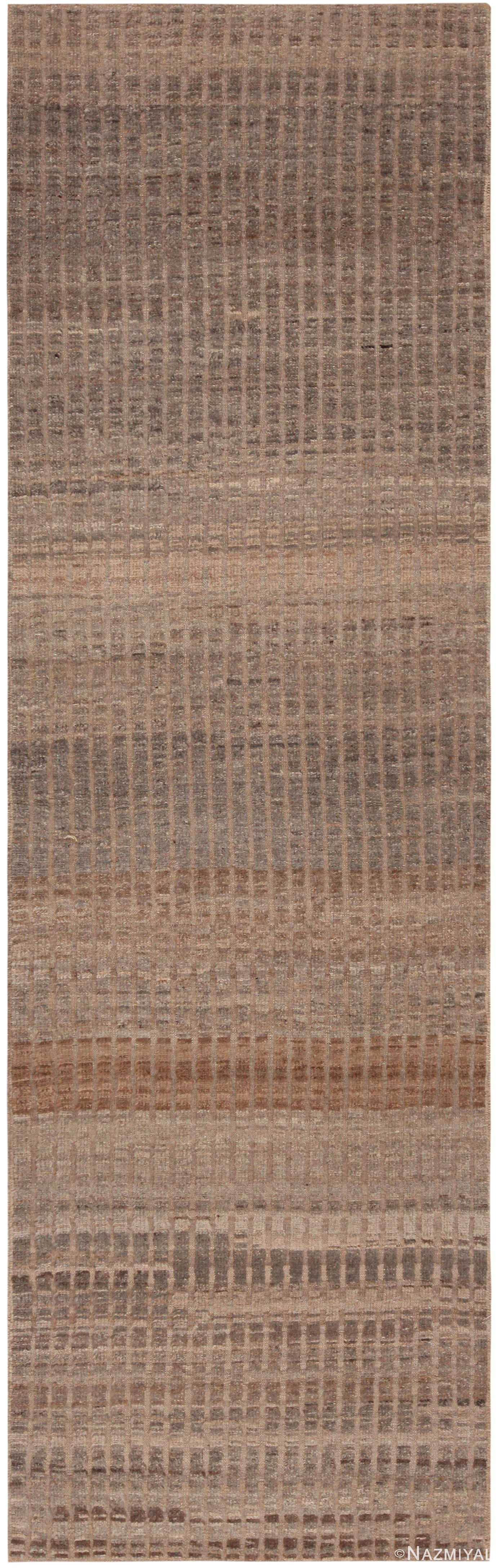 Nazmiyal Collection Earthy Tone Modern Moroccan Hallway Runner Rug ...