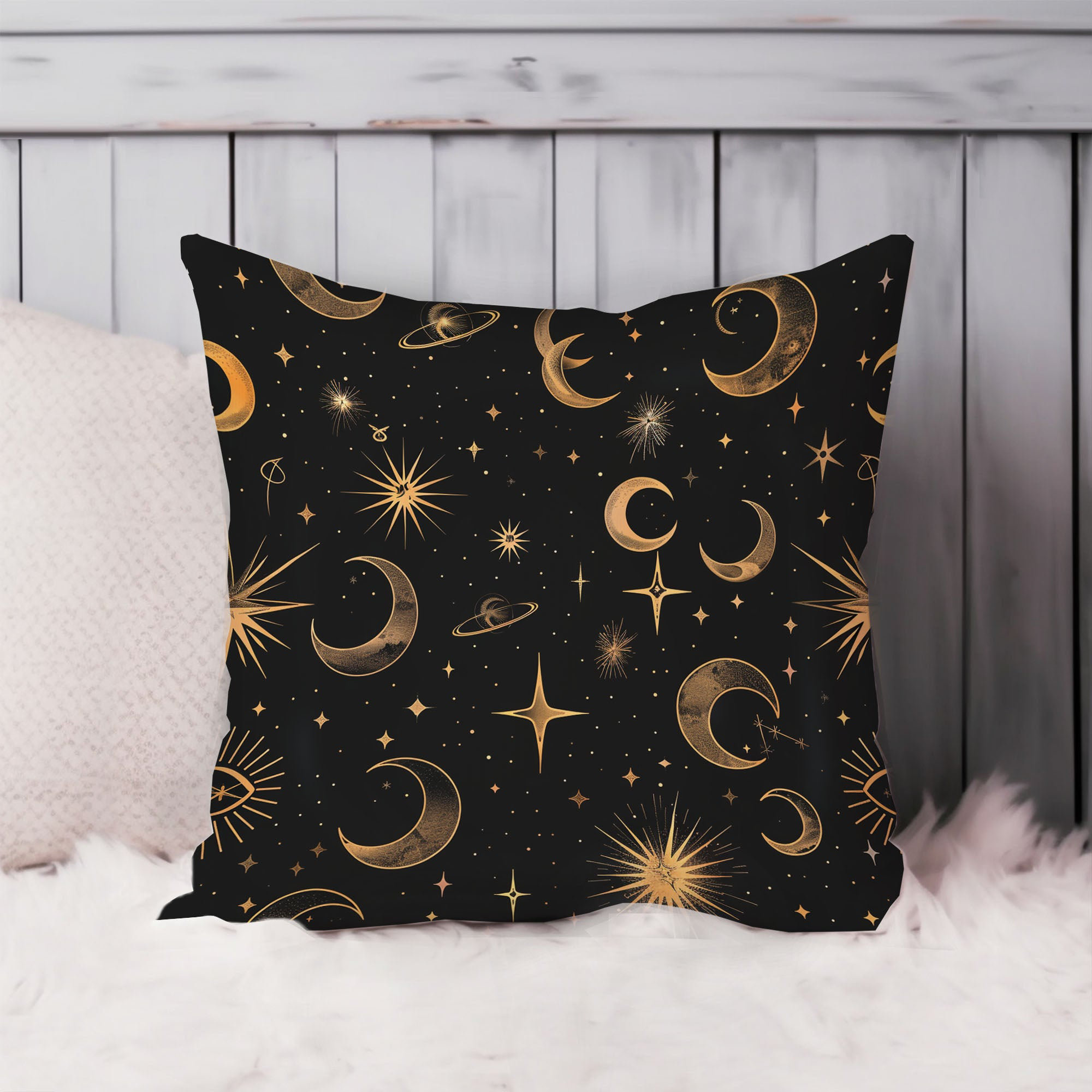 Ethan Taylor Astronomy and Space Stars and Moon V Moons Pillow Cover | Wayfair
