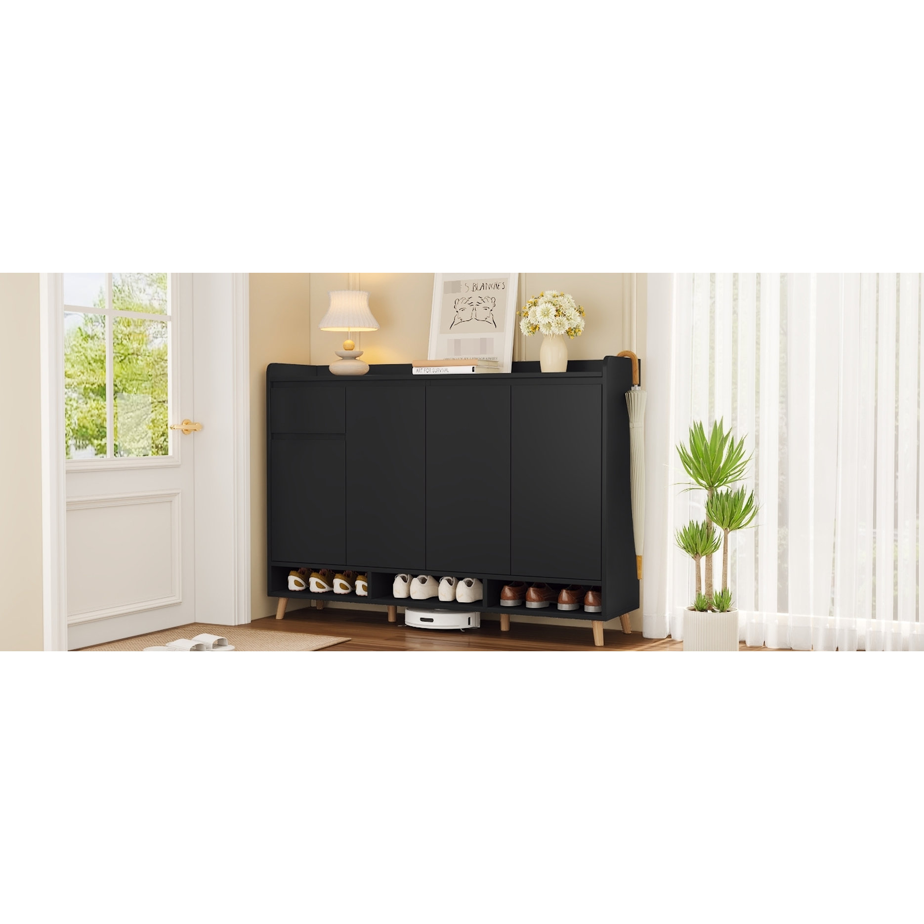 Latitude Run® Contemporary Spice Drawer Cabinet With Hardware & Compact ...