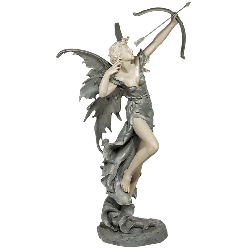 Design Toscano Rhiannon The Archer Fairy Statue & Reviews | Wayfair