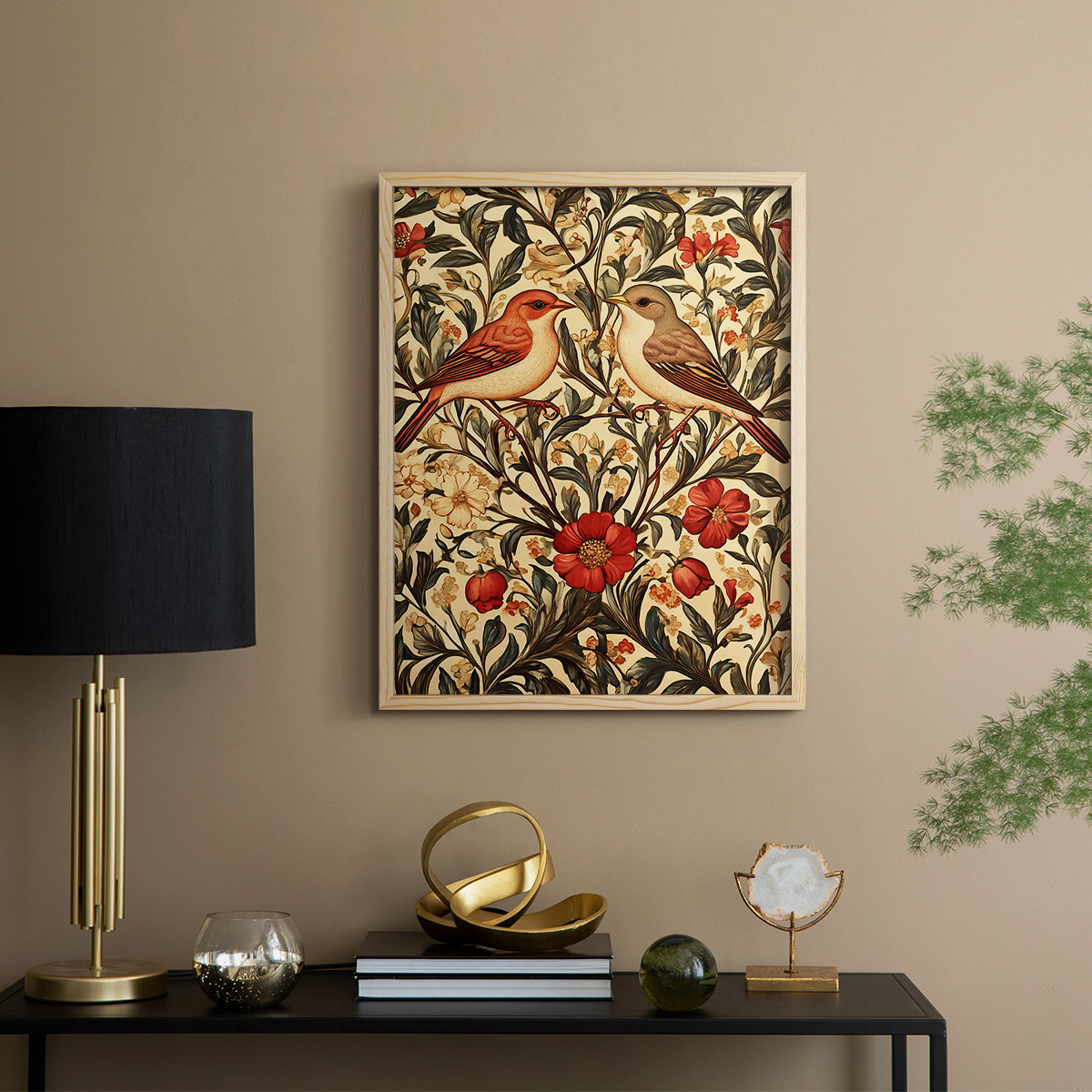 Winston Porter WM MORRIS Series CCV -Premium Framed Print -Ready to ...