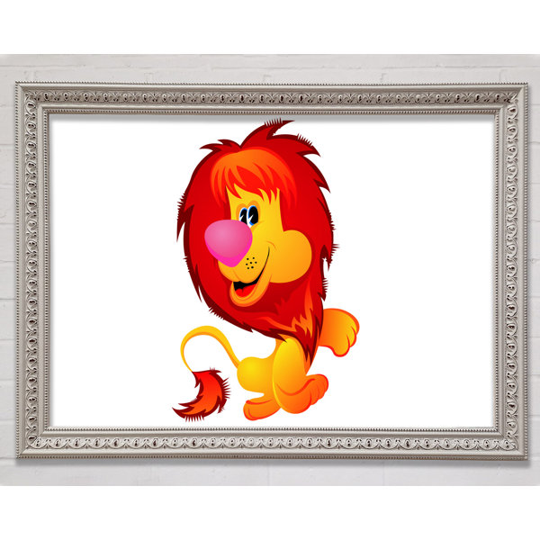 Bright Star Happy Lion - Single Picture Frame Print | Wayfair.co.uk